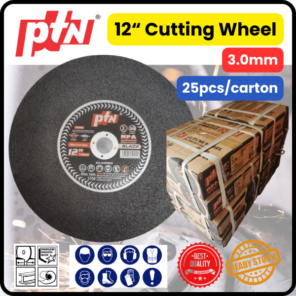 25pcs PTN 12 inch Cutting Disc use for steel and stainless steel 300mm ...