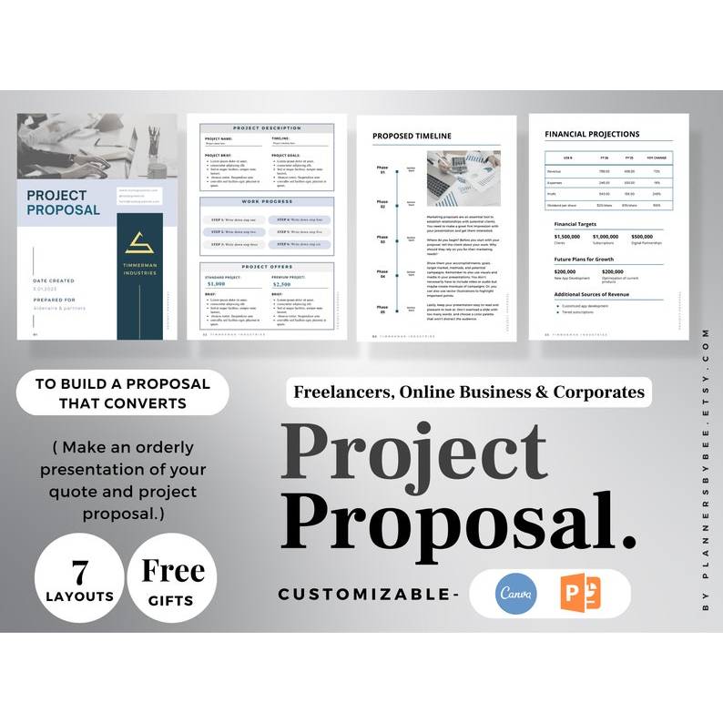 Project Proposal Template, Business Proposal, Project Pitch Deck ...