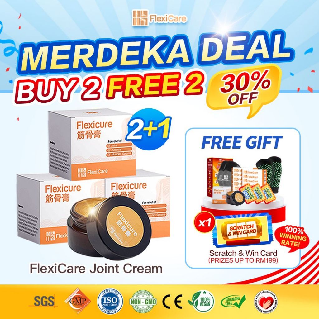 FlexiCare Official | Flexicure Joint Cream PROMO Knee Arthritis Muscle ...