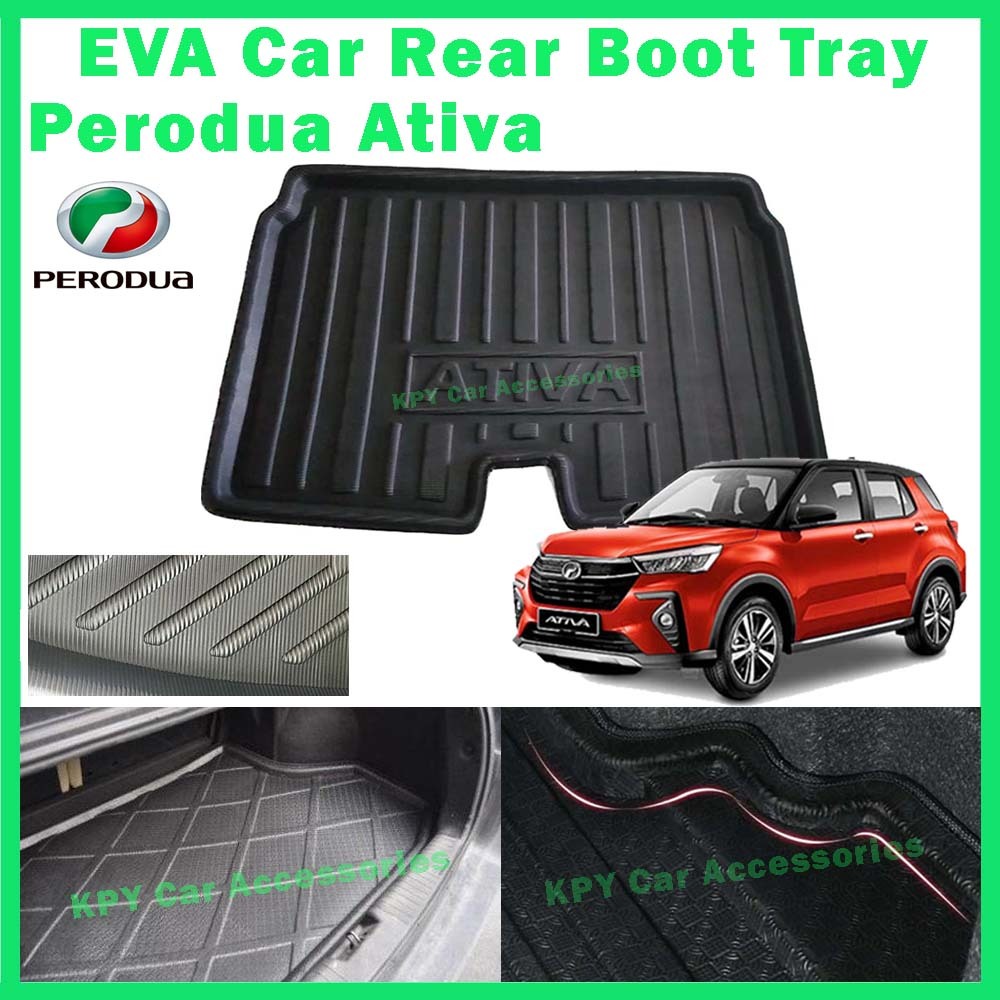 Perodua Ativa Custom Fit OEM Car Rear Boot Tray Luggage Cargo Trunk ...
