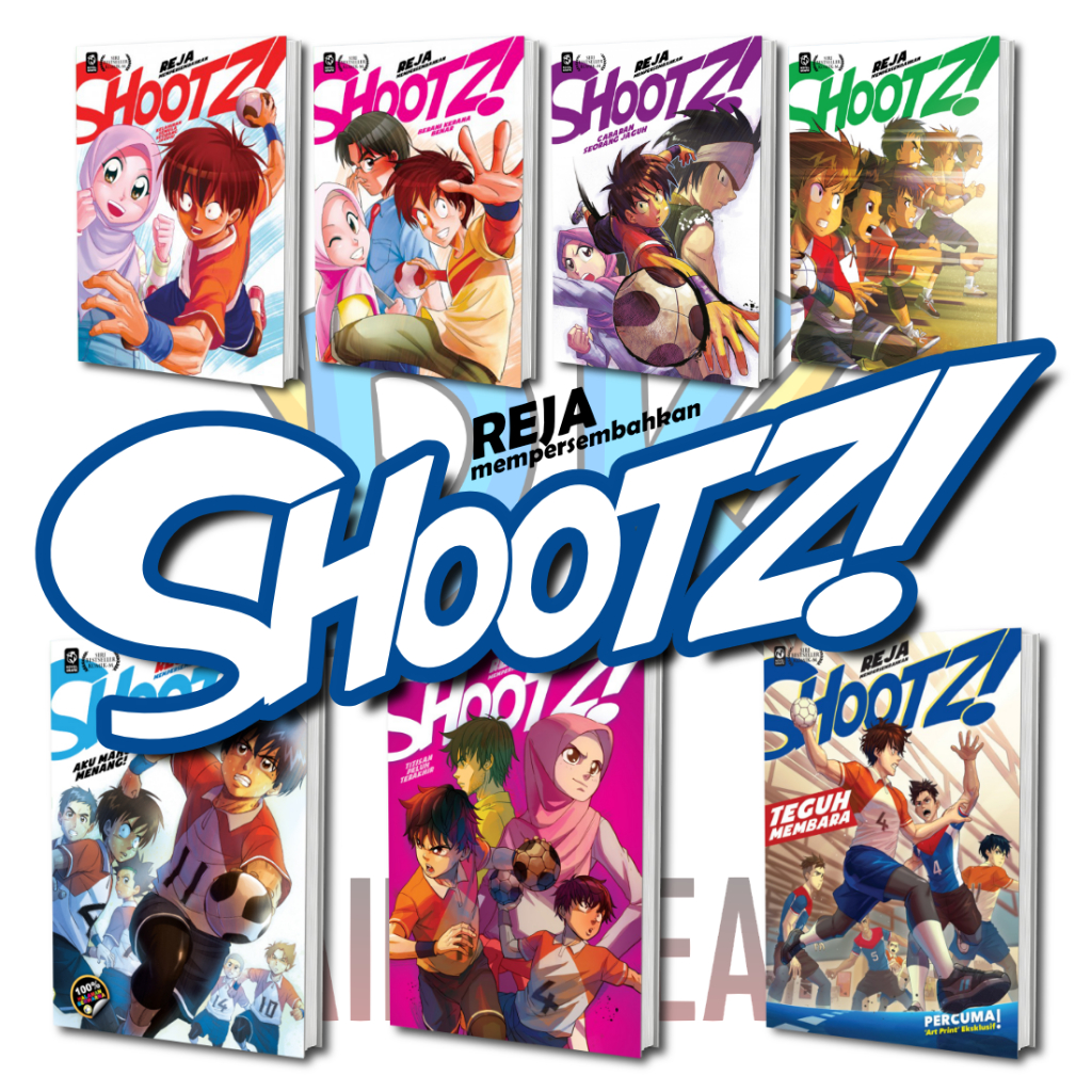 Buku Lama & Baru [ Siri: Shootz 1-7 ] by Reja [PTS Publication] Aksi Sukan [Komik Budak sekolah ...