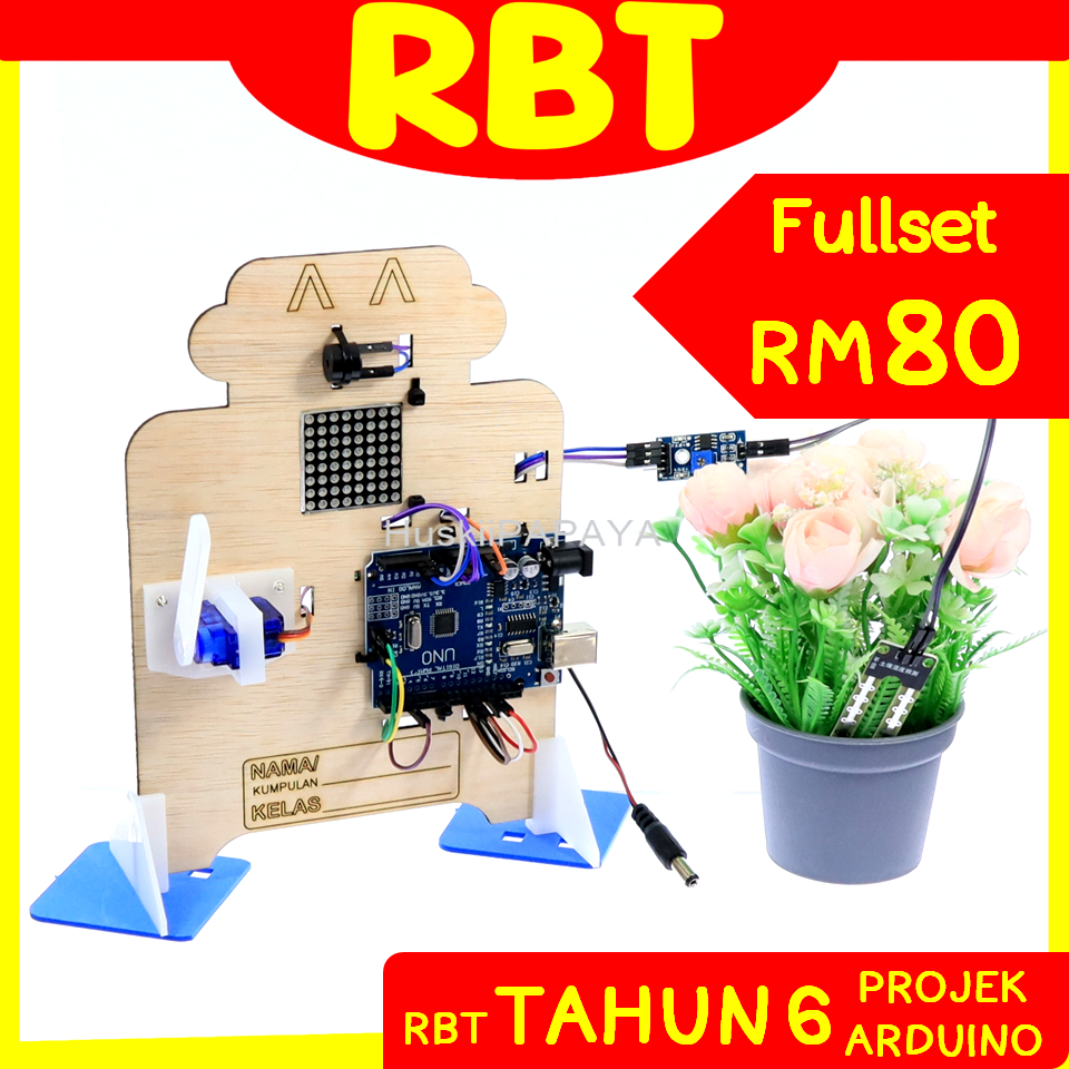 Robot Penjaga Air Tanaman | Projek RBT Tahun 6 | Shopee Malaysia