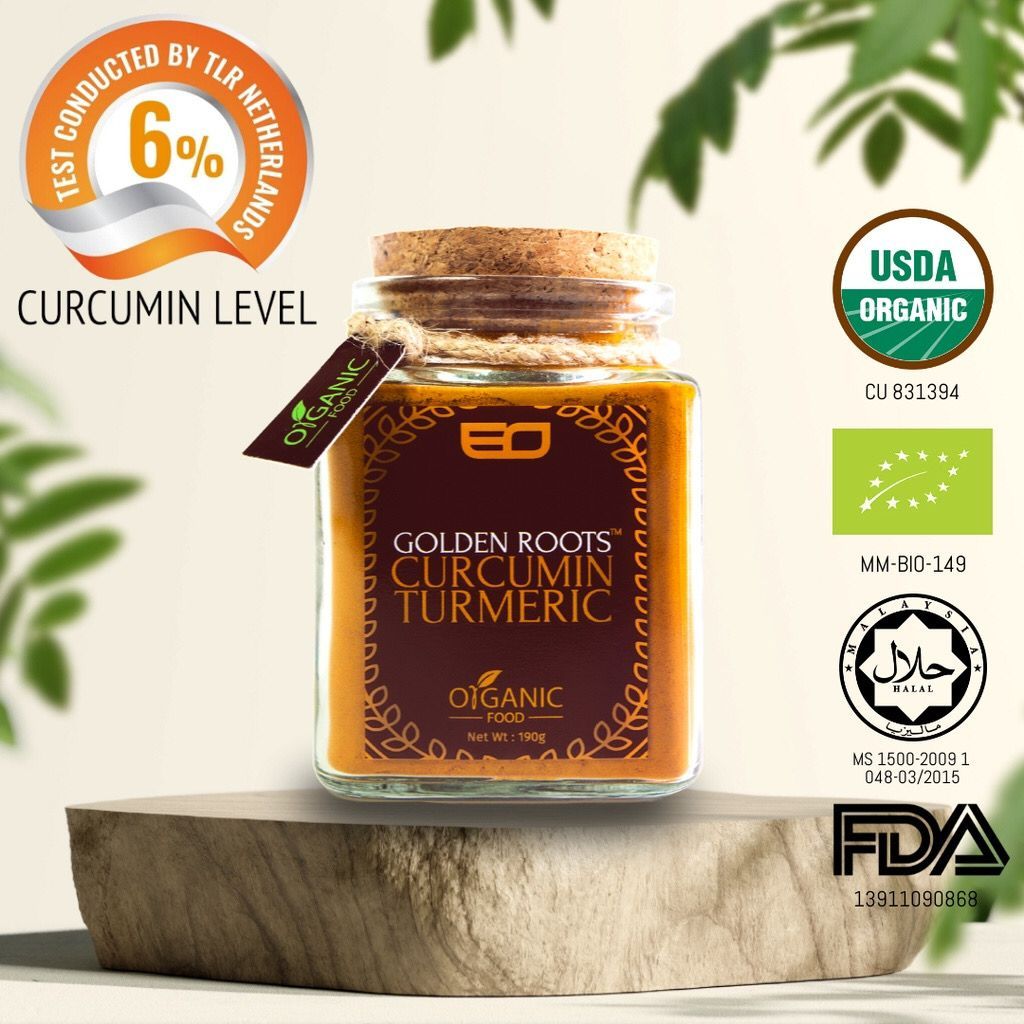 Golden Roots Curcumin Turmeric Powder | Shopee Malaysia