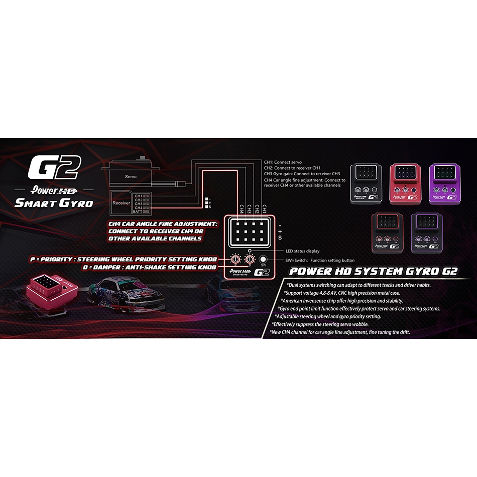 Power HD G2 Gyro For Rc Car | Shopee Malaysia
