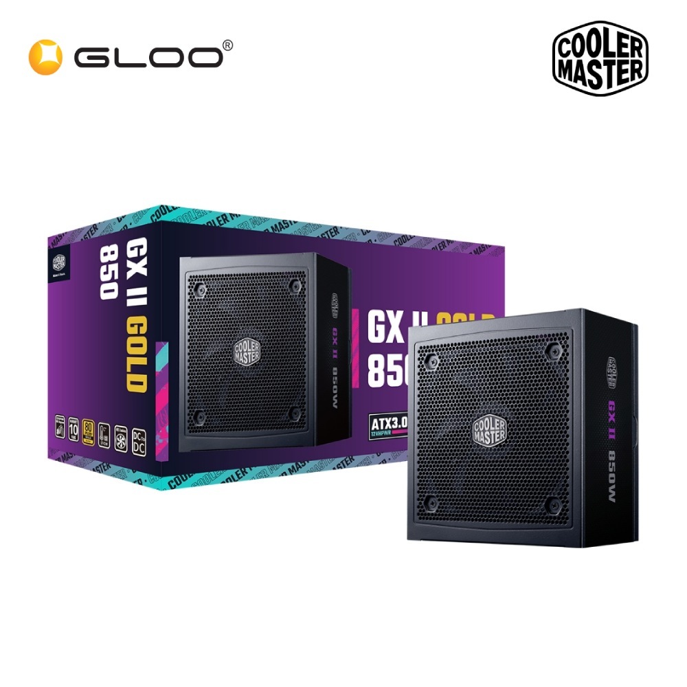 Cooler Master GX II Gold 850W Full Modular ATX 3 Power Supply CM-MPX ...