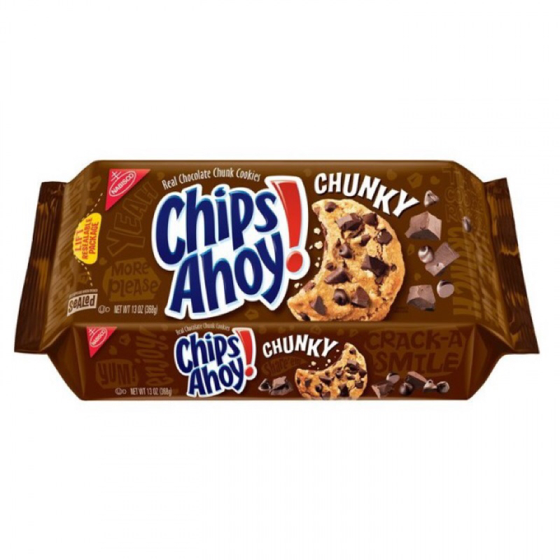 Nabisco chip ahoy chunky biscuits 333gram | Shopee Malaysia