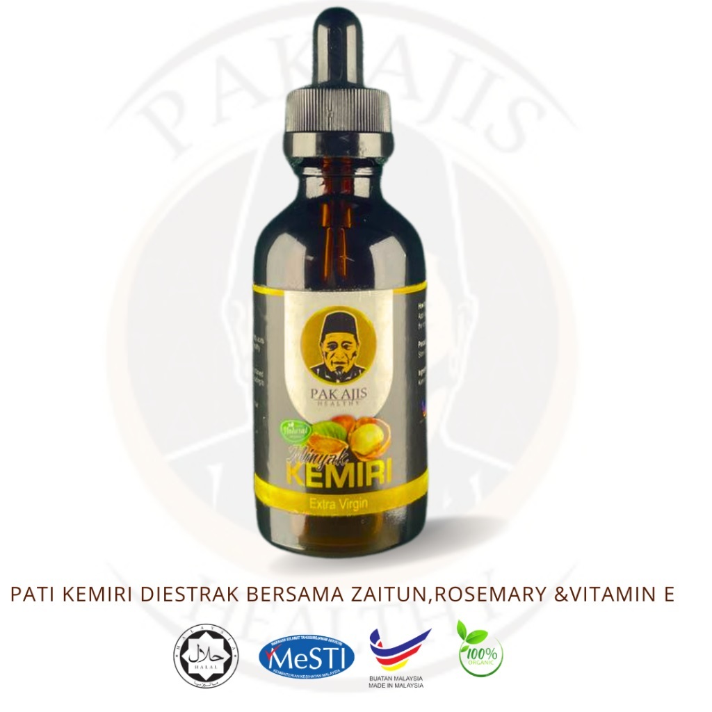 MINYAK KEMIRI ORIGINAL , BUAH KERAS, Lebatkan Rambut, Hair oil, serum ...