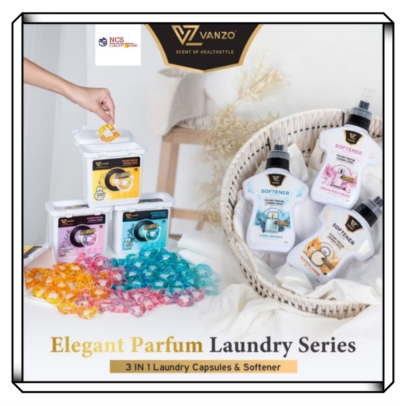 NEW VANZO Elegant Parfum Laundry Series 3-IN-1 Laundry Capsules ...