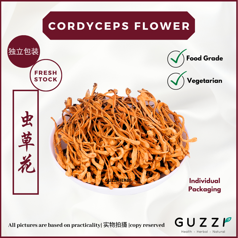 虫草花 50G/100G Grade A Cordyceps flower tea | Shopee Malaysia
