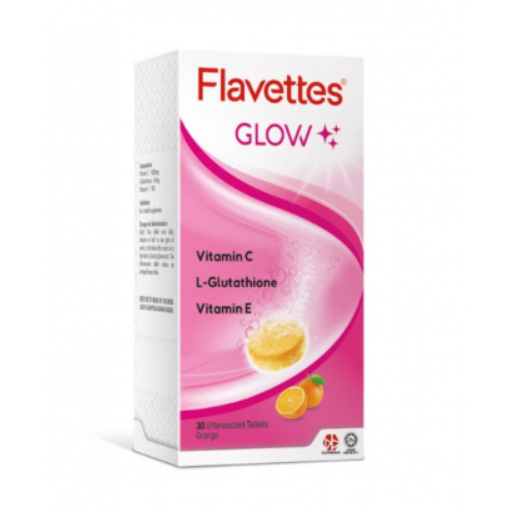 Flavettes Glow Effervescent Tablet 30s (Exp : Jun 2026) | Shopee Malaysia