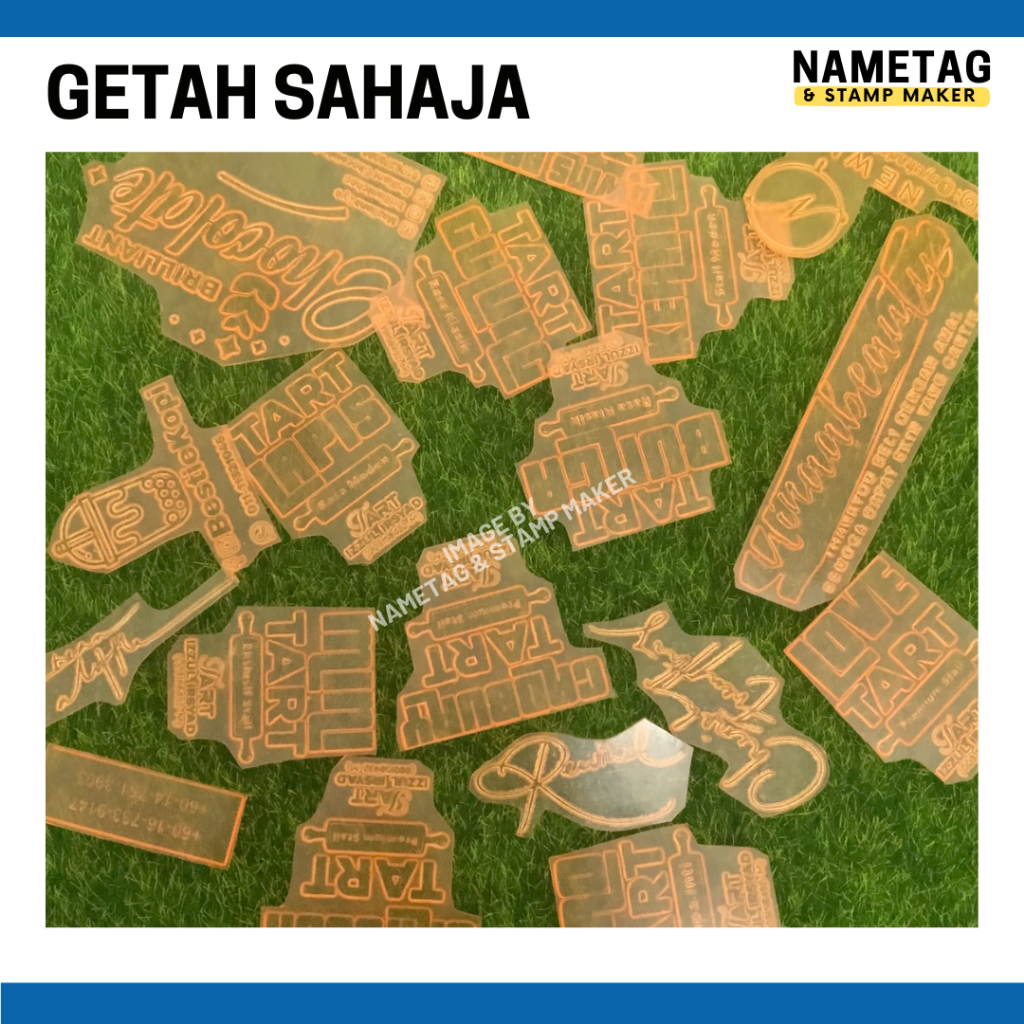 GETAH RUBBERSTAMP SAHAJA (NO PLATE) | Shopee Malaysia