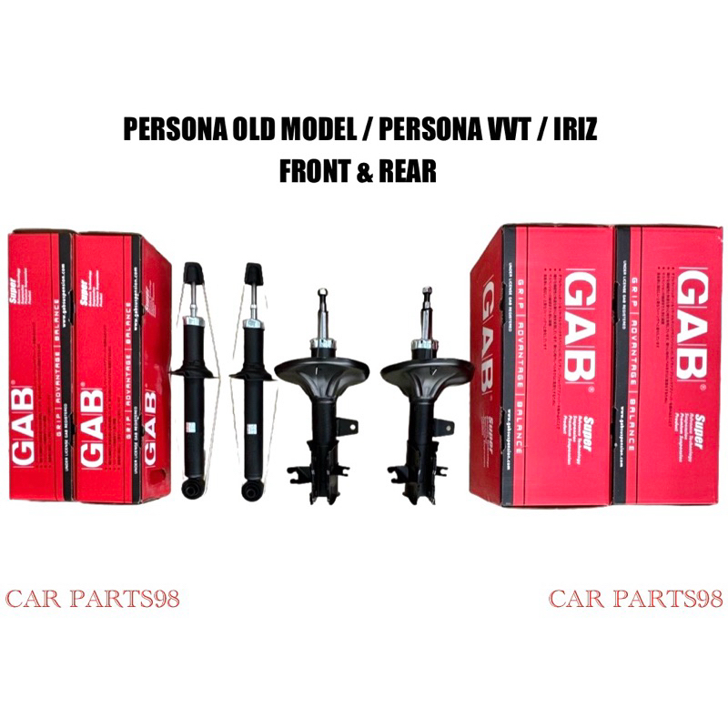 GAB ABSORBER PROTON PERSONA OLD MODEL / PERSONA VVT NEW MODEL / IRIZ ...