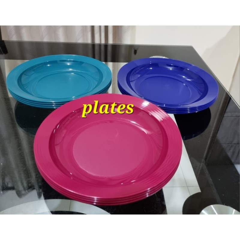 Tupperware Plate Collection (4pcs) | Shopee Malaysia