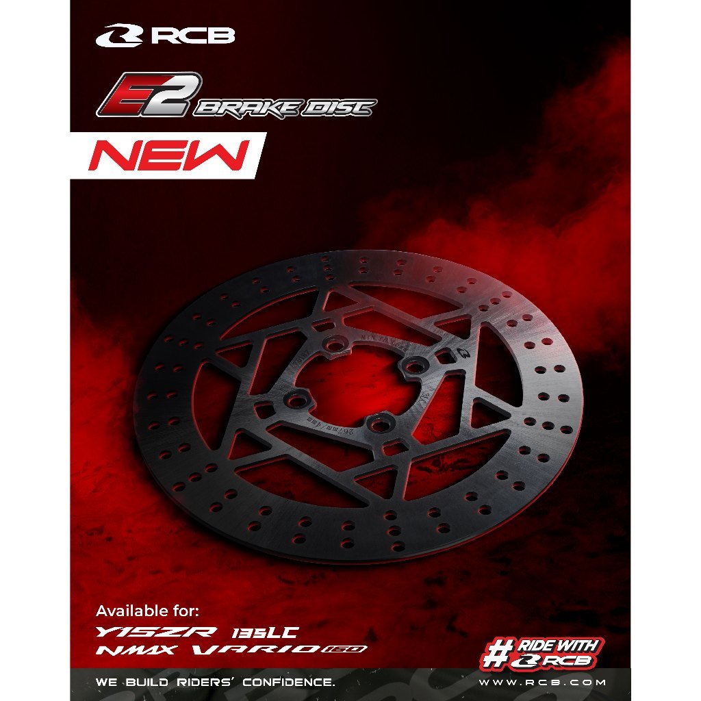 RCB (BULAT) E2 SERIES DISC PLATE FRONT REAR DISC FILING VARIO160 Y125ZR ...