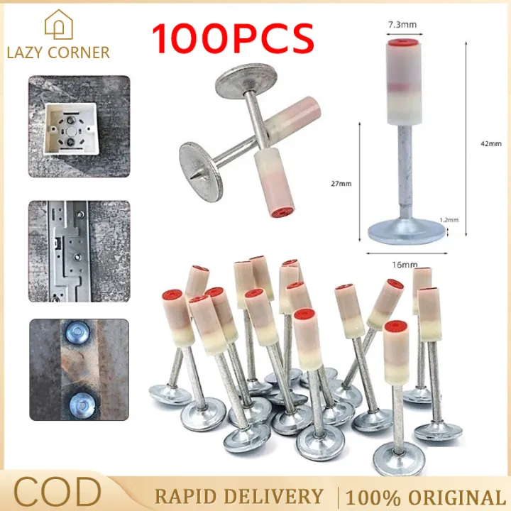 400pcs Steel Nail Gun Rivet Gun Bullet Nail Gun Concrete Fire Nail Gun ...