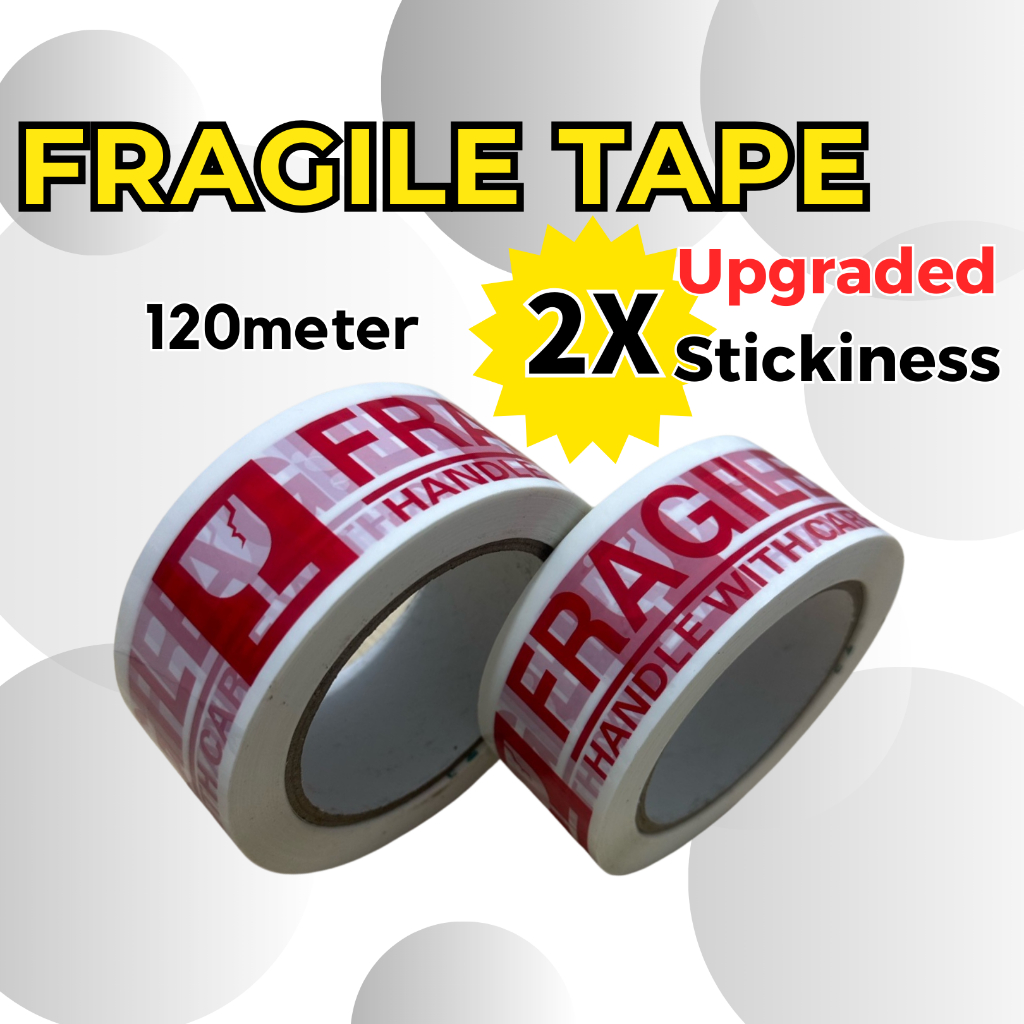 Fragile Tape Strong Glue Opp Tape Fragile Salotip Cellophane Cellotape Salotape Selotape 易碎胶带 3T ...