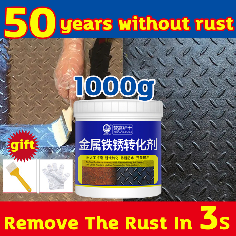 1KG Cat Besi Tanpa Karat Anti Rust Paint for metal rust remove metal ...