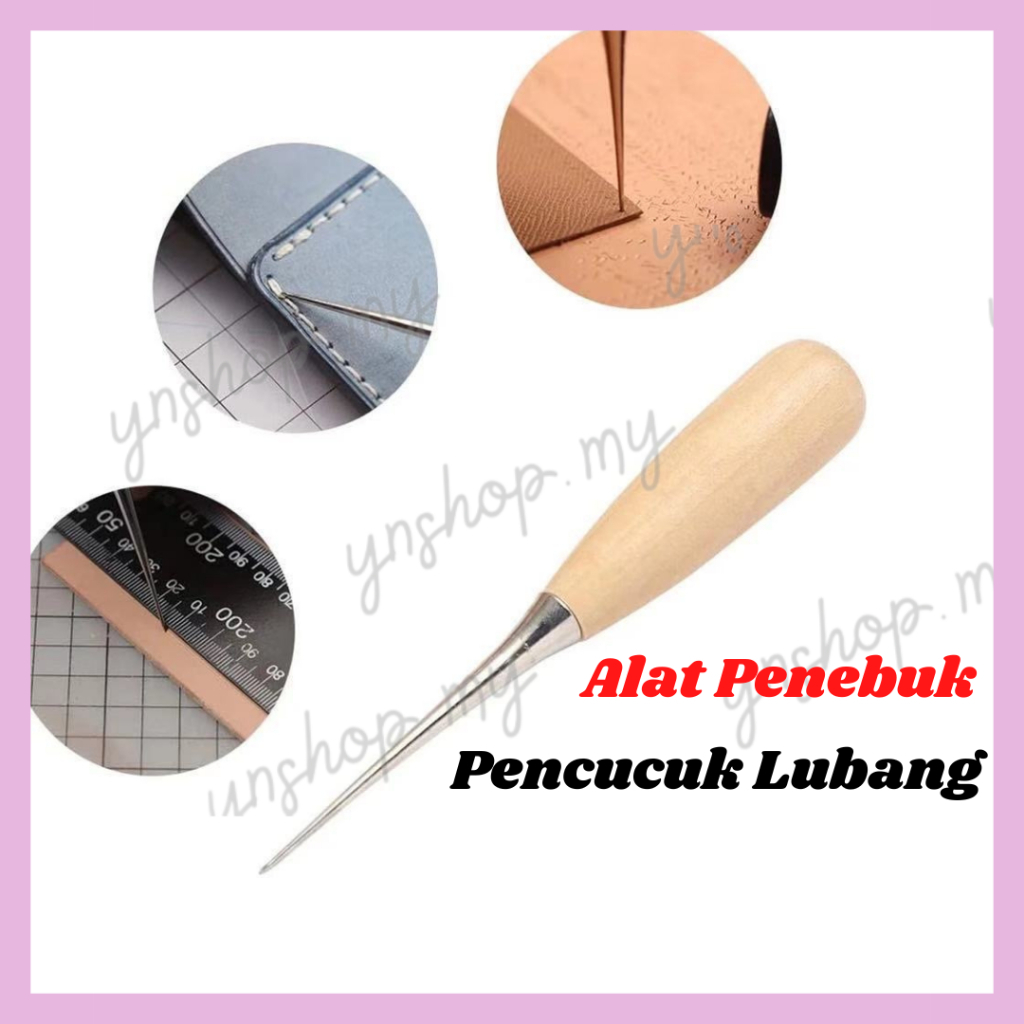 Tailor’s awl/ penebuk lubang/ pencucuk lubang/ alat menebuk lubang kain ...