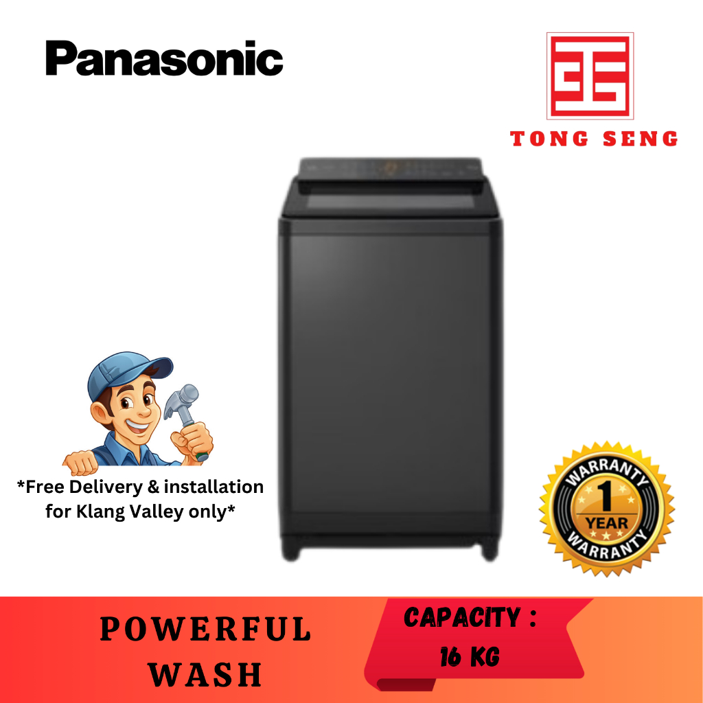 FREE DELIVERY & INSTALLATION KL SEL ONLY) Panasonic Top Load Washer ...