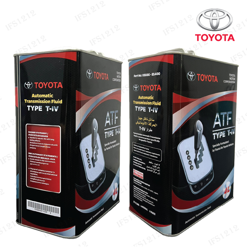 🇲🇾ORI NEW🔥 JAPAN TOYOTA ATF T-IV AUTO OIL 4L VIOS AVANZA ALTIS CAMRY ...