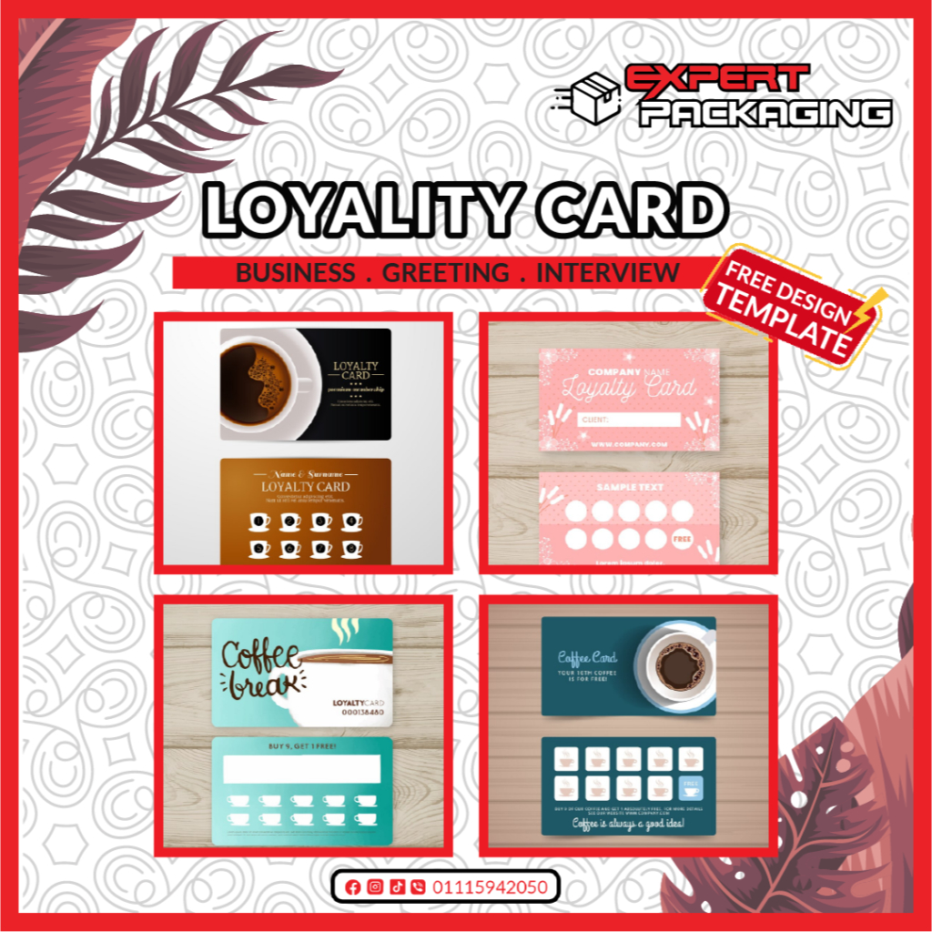 Loyalty Card | Thank You Card | Member Card | Custom Design Printing ...