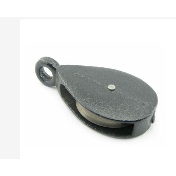 SINGLE ROPE PULLEY CAST IRON PULLY WHEEL LIFTING BESI TANGKAI TALI ...