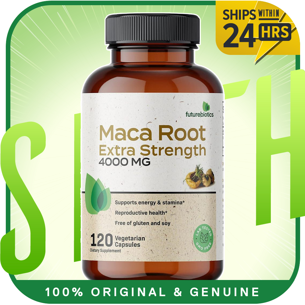 Futurebiotics Maca Root Extra Strength 4000 MG Supports Energy, Stamina ...