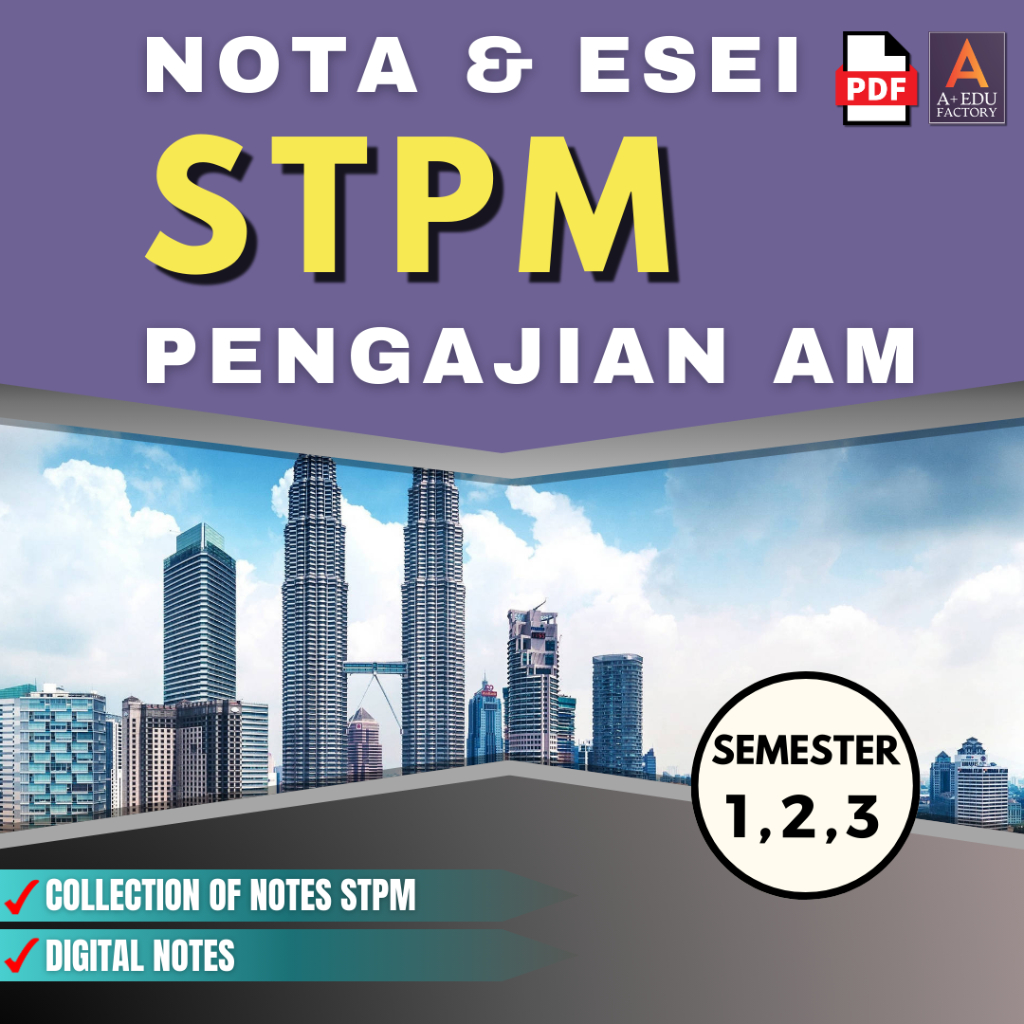 [📚PDF] NOTA DAN ESEI PENGAJIAN AM SEMESTER 1 - 3 [STPM] PANGGAL 1 - 3 | Shopee Malaysia