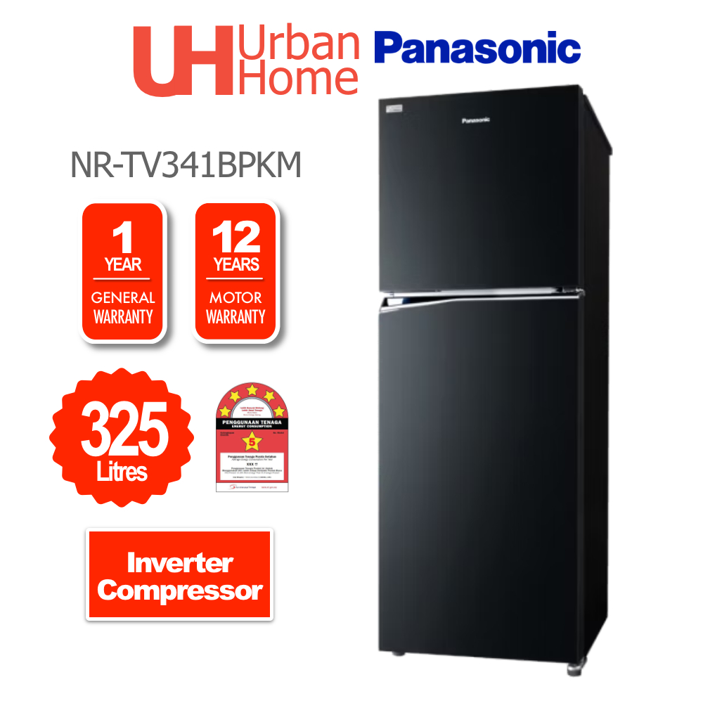 Panasonic Inverter Energy Saving 2-Door Top Freezer Refrigerator ( 325L ...