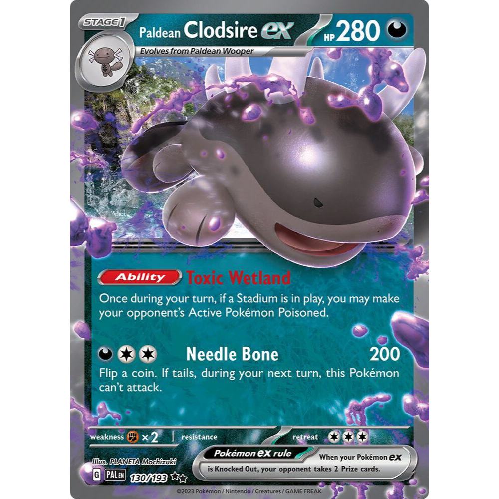Pokemon Paldean Clodsire ex - SV02: Paldea Fates (PAF) | Shopee Malaysia