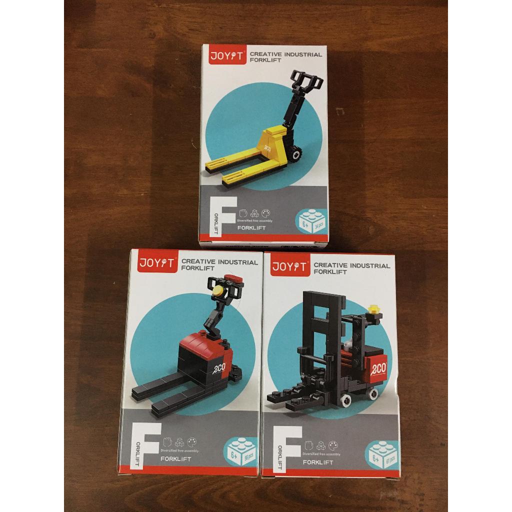 JOYIT eco-shop CREATIVE INDUSTRIAL FORKLIFT building blocks lego ...