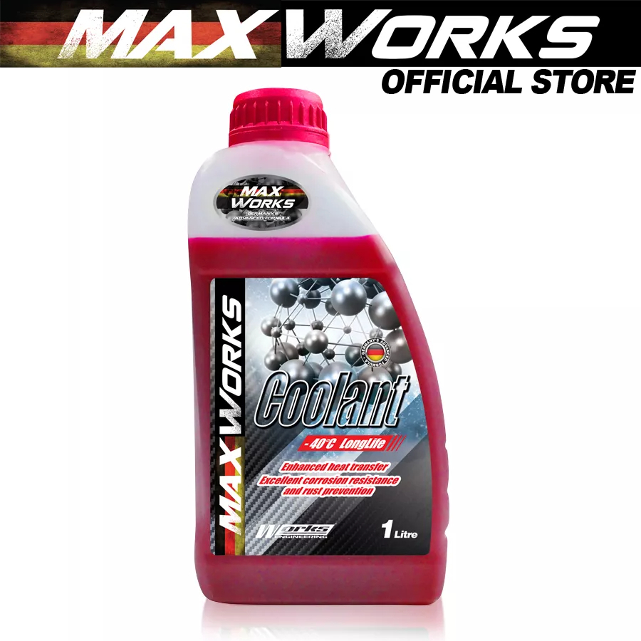 MaxWorks Longlife -40°C Performance Red Coolant (1Liter) Maximum ...