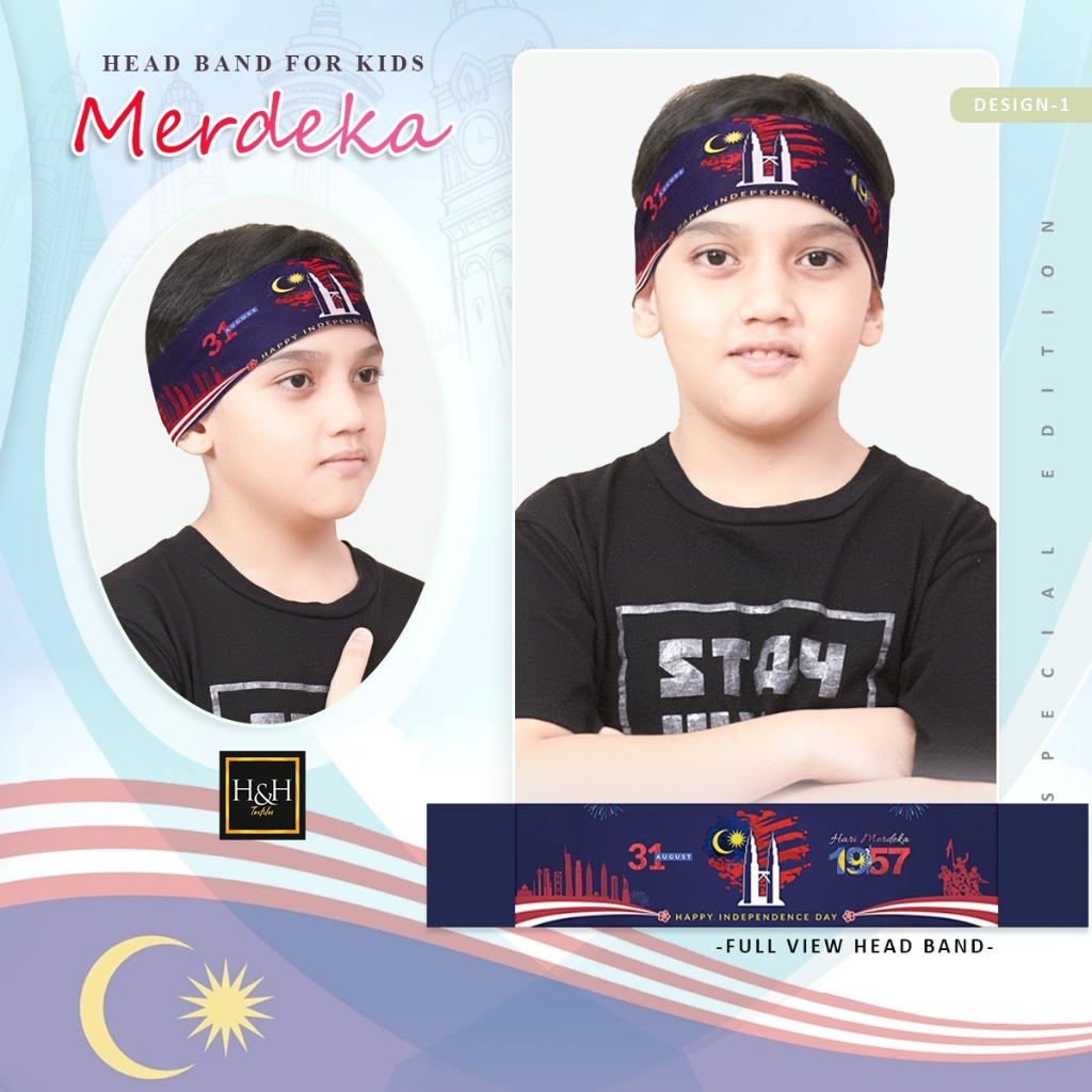 🎀 New Arrival 2024 🎀 Merdeka Headband for kids By nimra outfit | Shopee ...