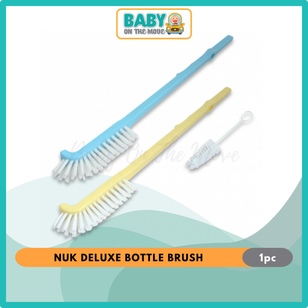 NUK Deluxe Bottle and Teat Brush Set Berus Botol dan Puting Susu ...