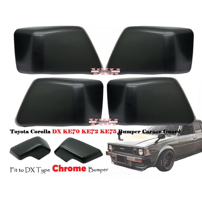 Front Rear Bumper Guard Toyota Corolla DX KE70 KE72 KE75 1979-1987 ...