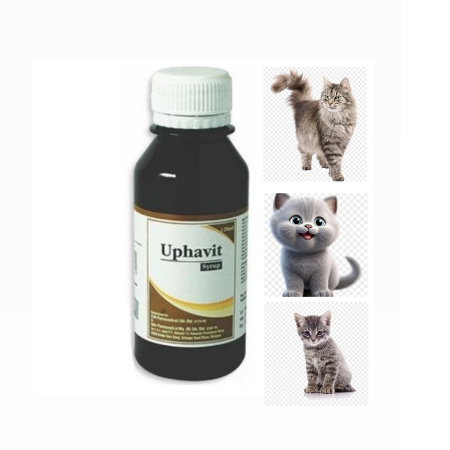 uphavit multivitamin syrup 120ml vitamin haiwan kucing sihat bulu ...