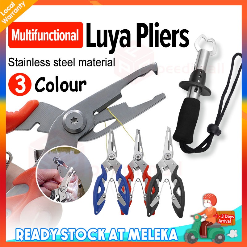 🔥 Compact Fishing Grip Playar Fishing Plier Clip Pancing Ikan Grip Alat ...