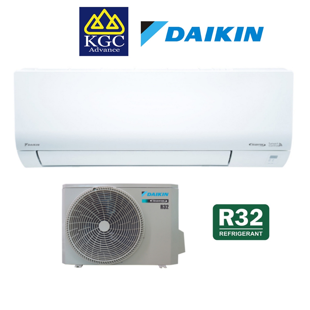 DAIKIN 1.0HP / 1.5HP / 2.0HP / 2.5HP FTKE Series R32 Wi-Fi Inverter Air Conditioner FTKE25AV1MF ...