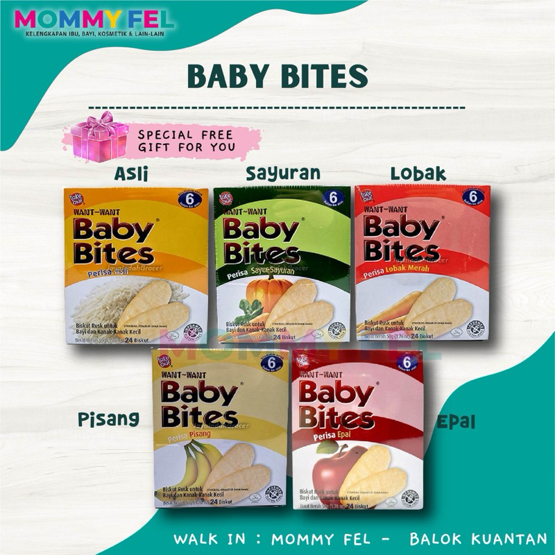 BABY BITES RICE RUSKS BISCUIT FOR BABY - ORIGINAL BANANA APPLE CARROT ...