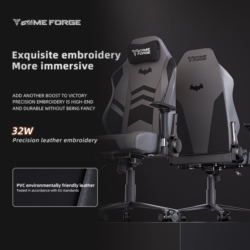 GAMEFORGE Gaming Chair Tomahawk Series Dark Deity Shadow ergonomic ...