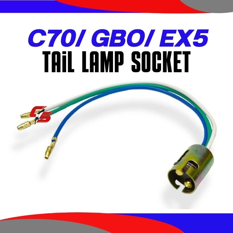 HONDA EX5 /GBO / C70 Tail Lamp Socket Lampu Belakang | Shopee Malaysia