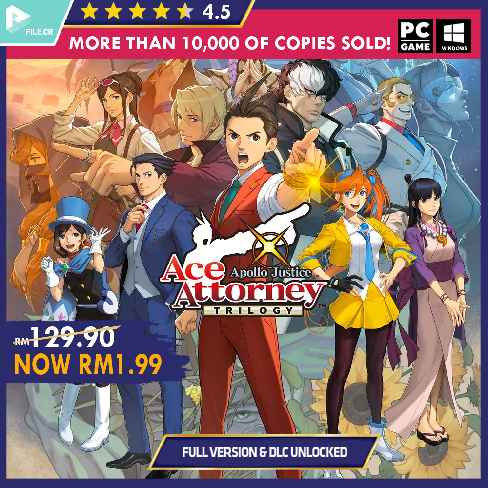 APOLLO JUSTICE: ACE ATTORNEY TRILOGY[𝐋𝐈𝐅𝐄𝐓𝐈𝐌𝐄] [𝐏𝐂 𝐆𝐀𝐌𝐄 𝐃𝐈𝐆𝐈𝐓𝐀𝐋 𝐃𝐎𝐖𝐍𝐋𝐎𝐀𝐃] [𝐎𝐅𝐅𝐋𝐈𝐍𝐄] | Shopee ...