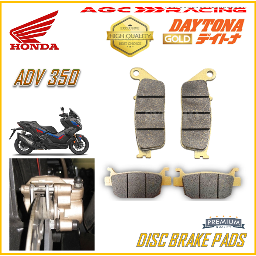 HONDA DISC BRAKE PADS SCOOTER ADV 350 GOLD QUALITY | Shopee Malaysia