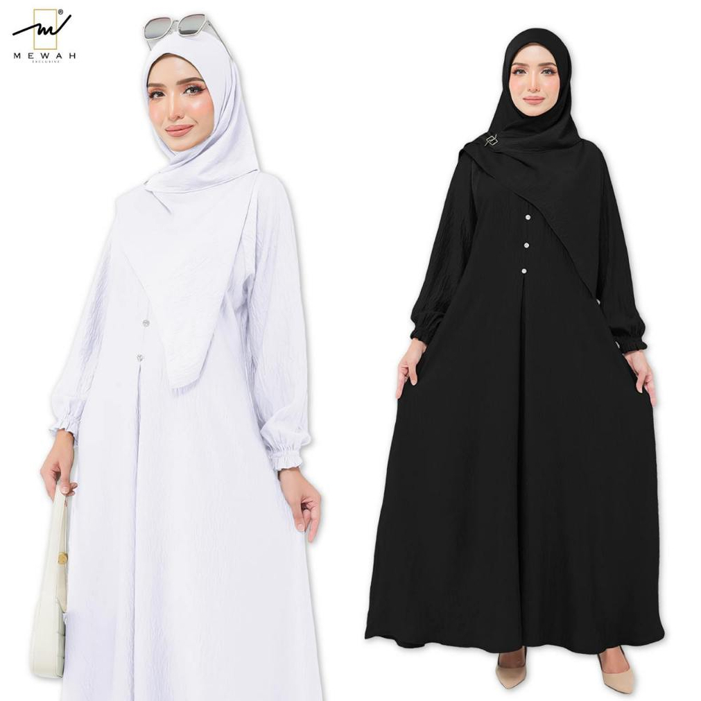Mewah Muslimah Ironless Abaya Saleha Jubah | Shopee Malaysia