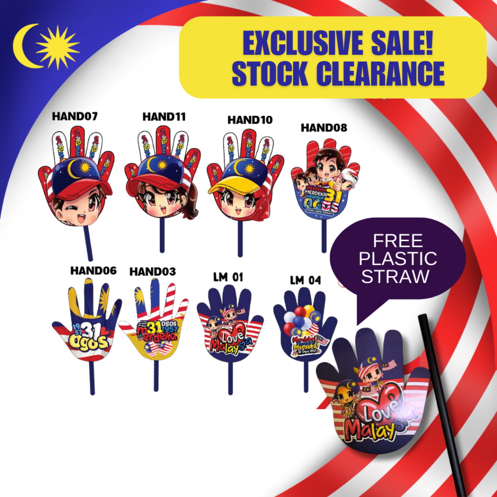 Tangan Merdeka Kertas- Stock Clearance | Shopee Malaysia
