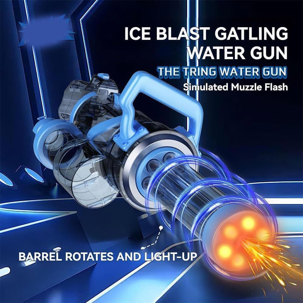 Gatling Water Gun, Water Gatling Gun, Gatling Electric Water Gun, Fully ...
