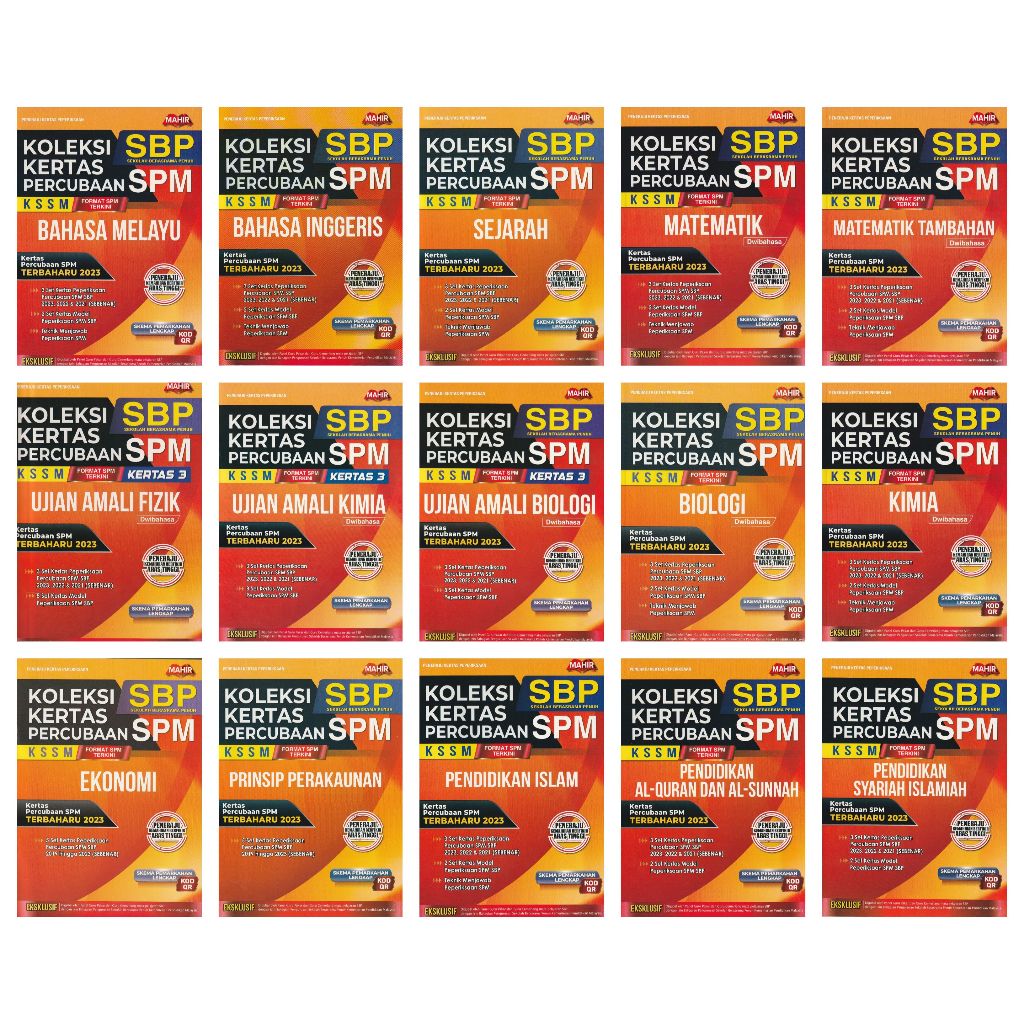 KOLEKSI KERTAS PERCUBAAN SPM SBP (2024) | Shopee Malaysia
