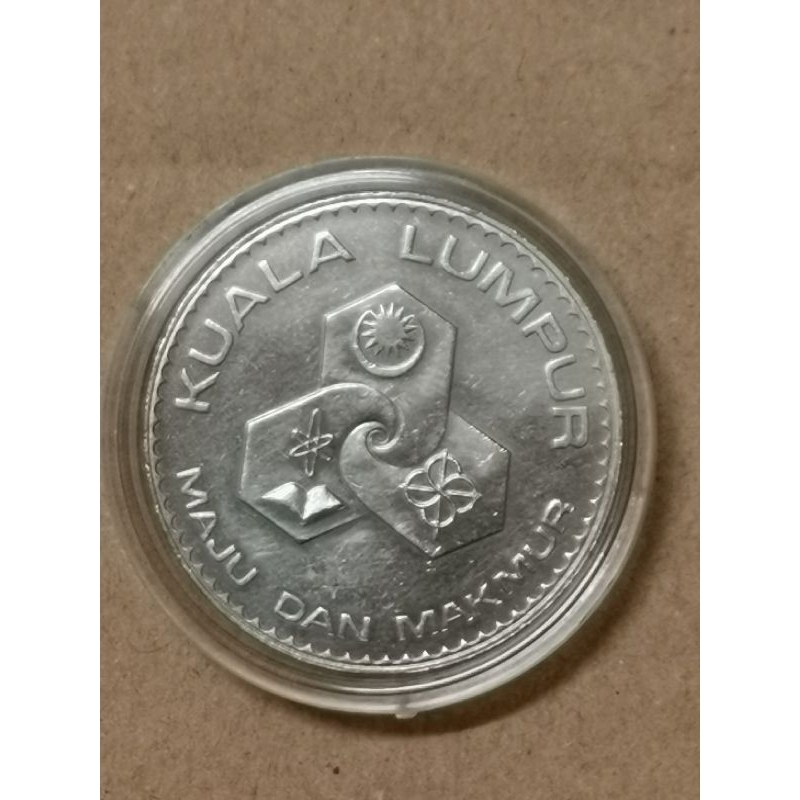 Duit Lama Malaysia Syiling Rm1 Bandaraya Kusla Lumpur 1972 Seperti di ...