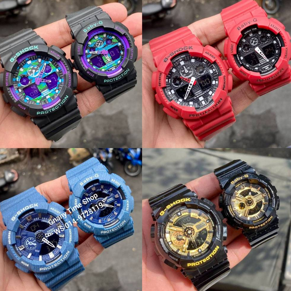 G Shock GA-100 Couple Set Bumblebee Transformers Jam Tangan Lelaki ...