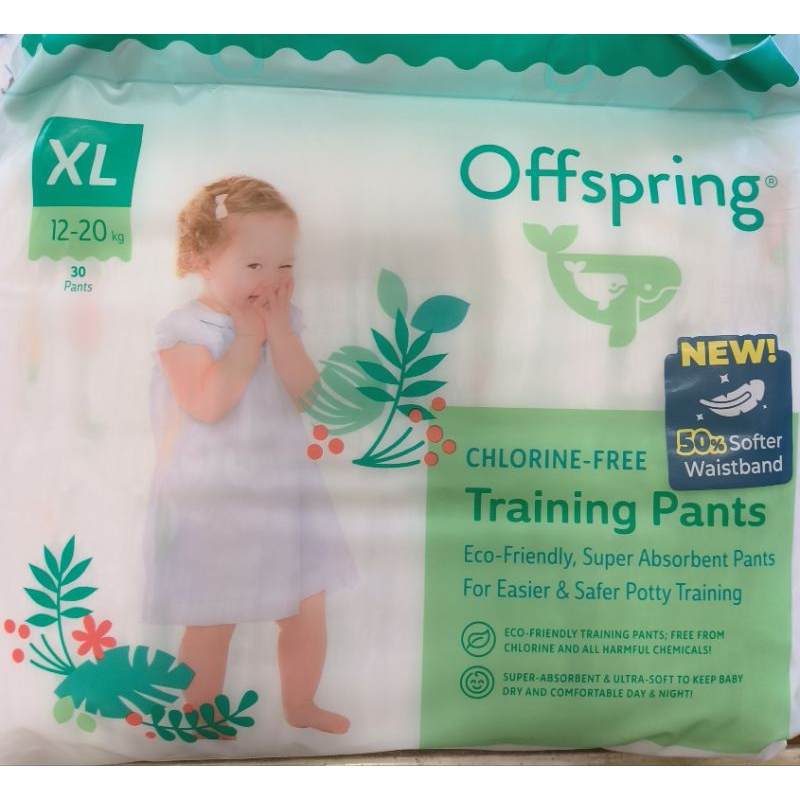OFFSPRING (pants) Chlorine-Free Baby DiapersPants (M- XXL) | Shopee ...